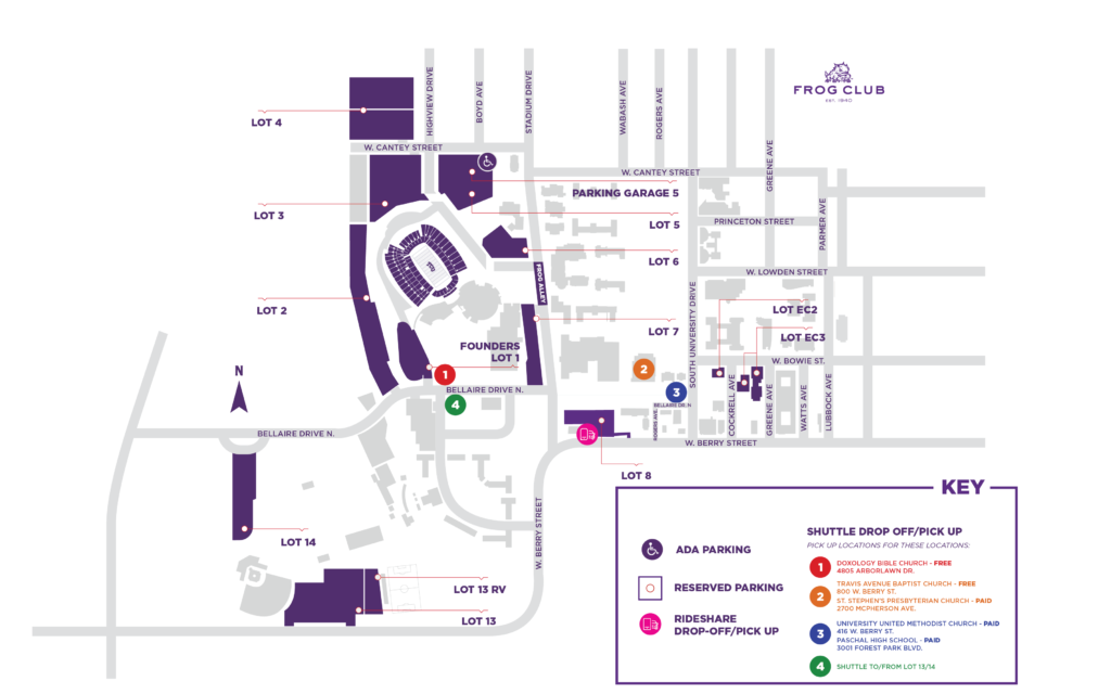 TCU Family Weekend | Travel & Accommodations